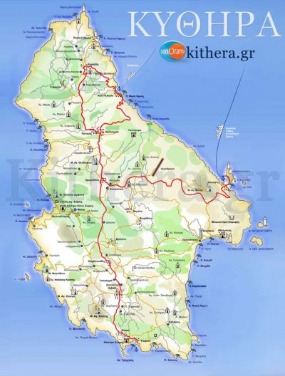 kythira-map - ELLINIKI GNOMI • Die Zeitung der Griechen in Europa.